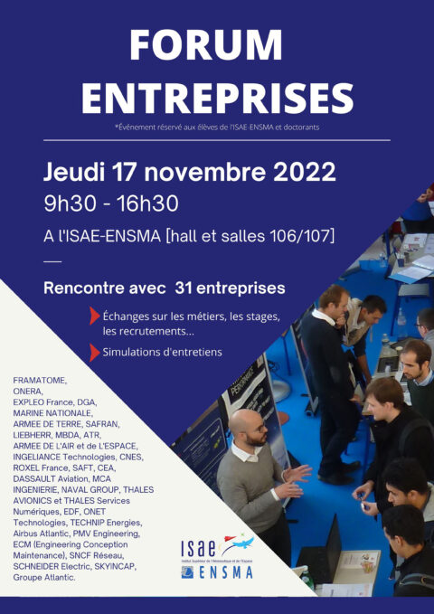 FORUM ENTREPRISES ISAE-ENSMA | ISAE-ENSMA // École Nationale Supérieure ...