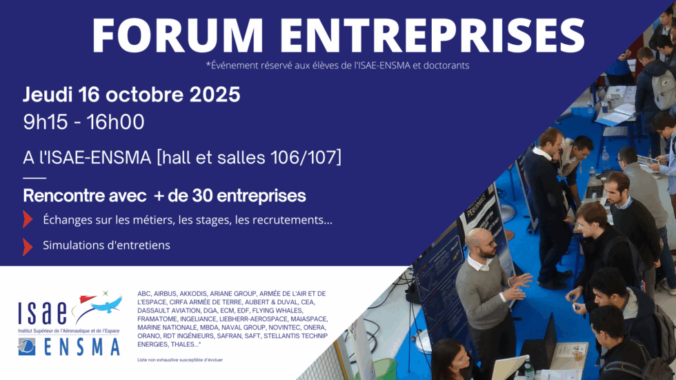 Forum Entreprises 2025 | ISAE-ENSMA // École Nationale Supérieure de ...